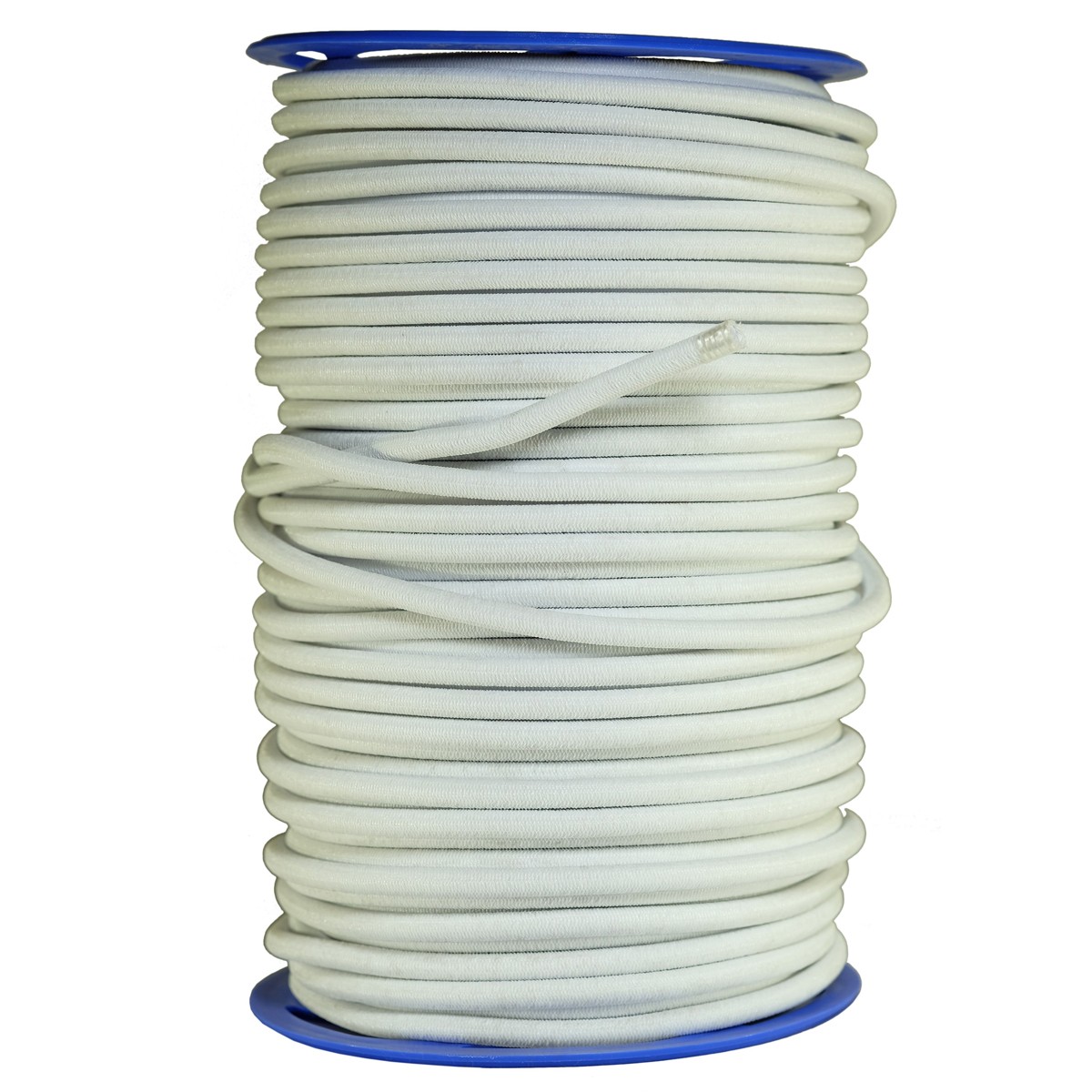 Sandow élastique professionnel Diamètre 9 mm 10 mètres linéaires Couleur BLANC F